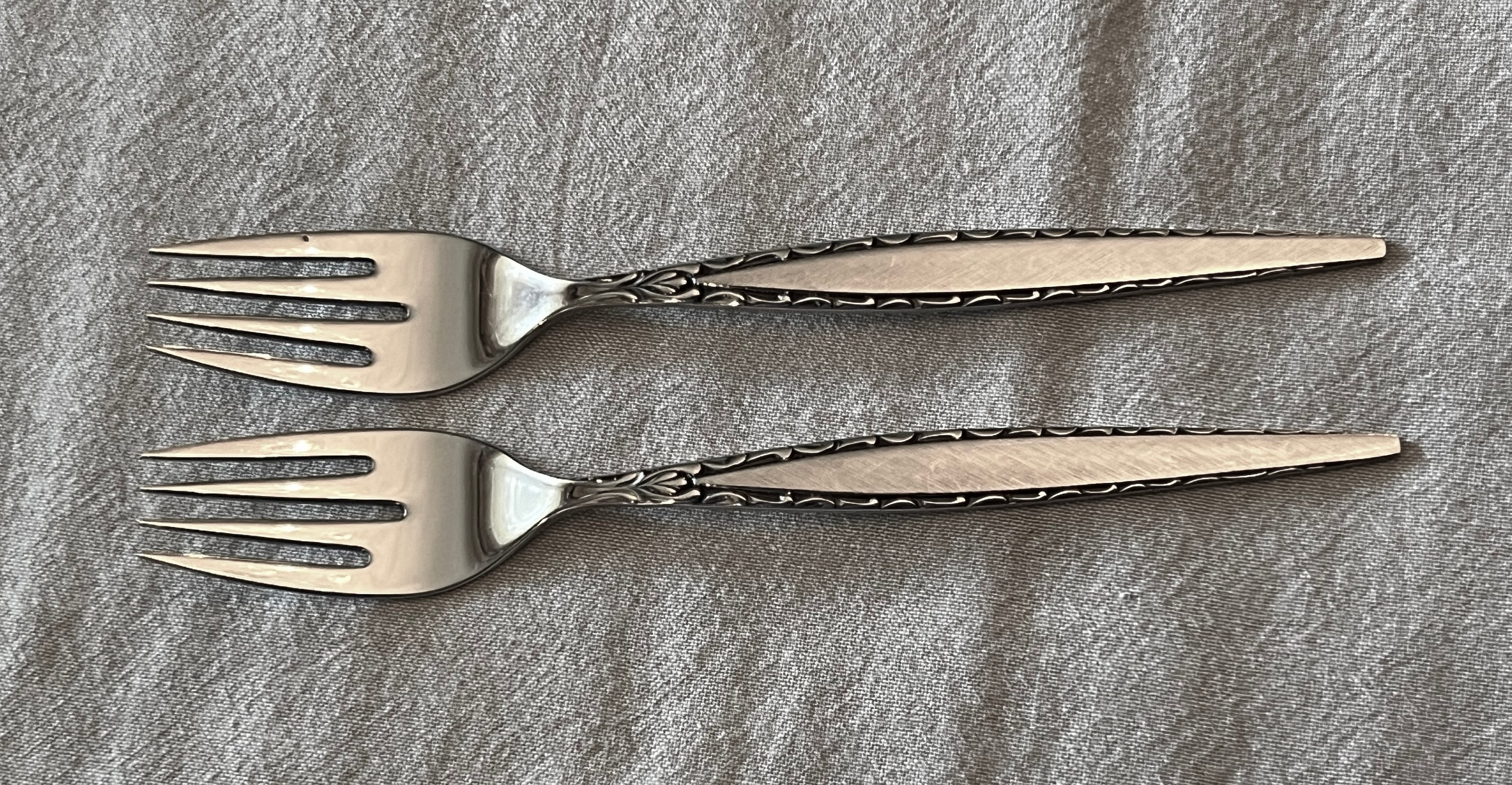 Oneida Stainless VENETIA Pair Salad Forks 6 3/4 - Etsy