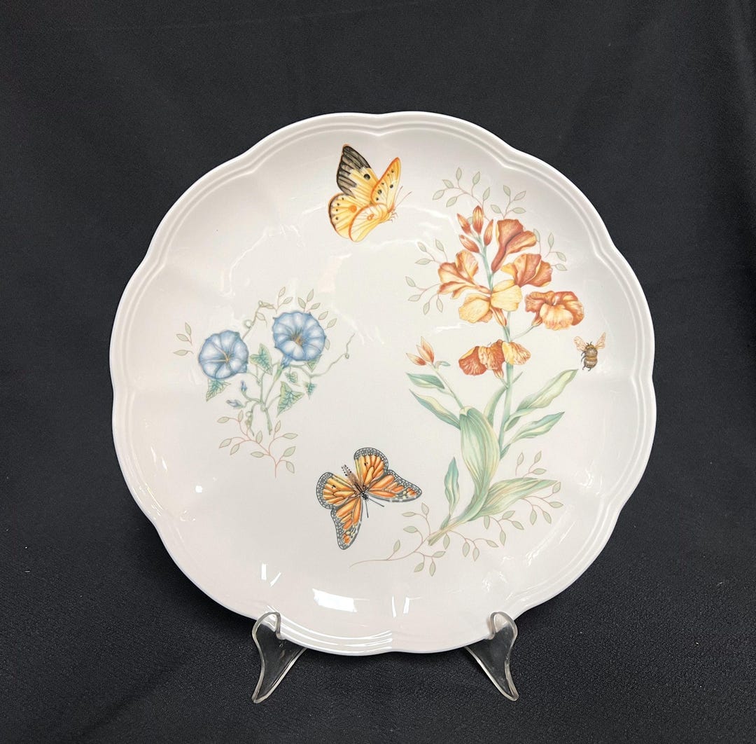 Lenox BUTTERFLY MEADOW Dinner Plate (monarch) 10 7/8" - Etsy