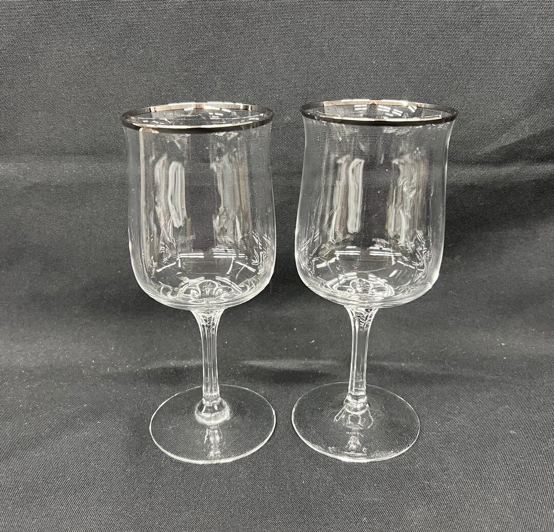 Lenox DESIRE Pair Water Goblets 7 1/8" - Etsy