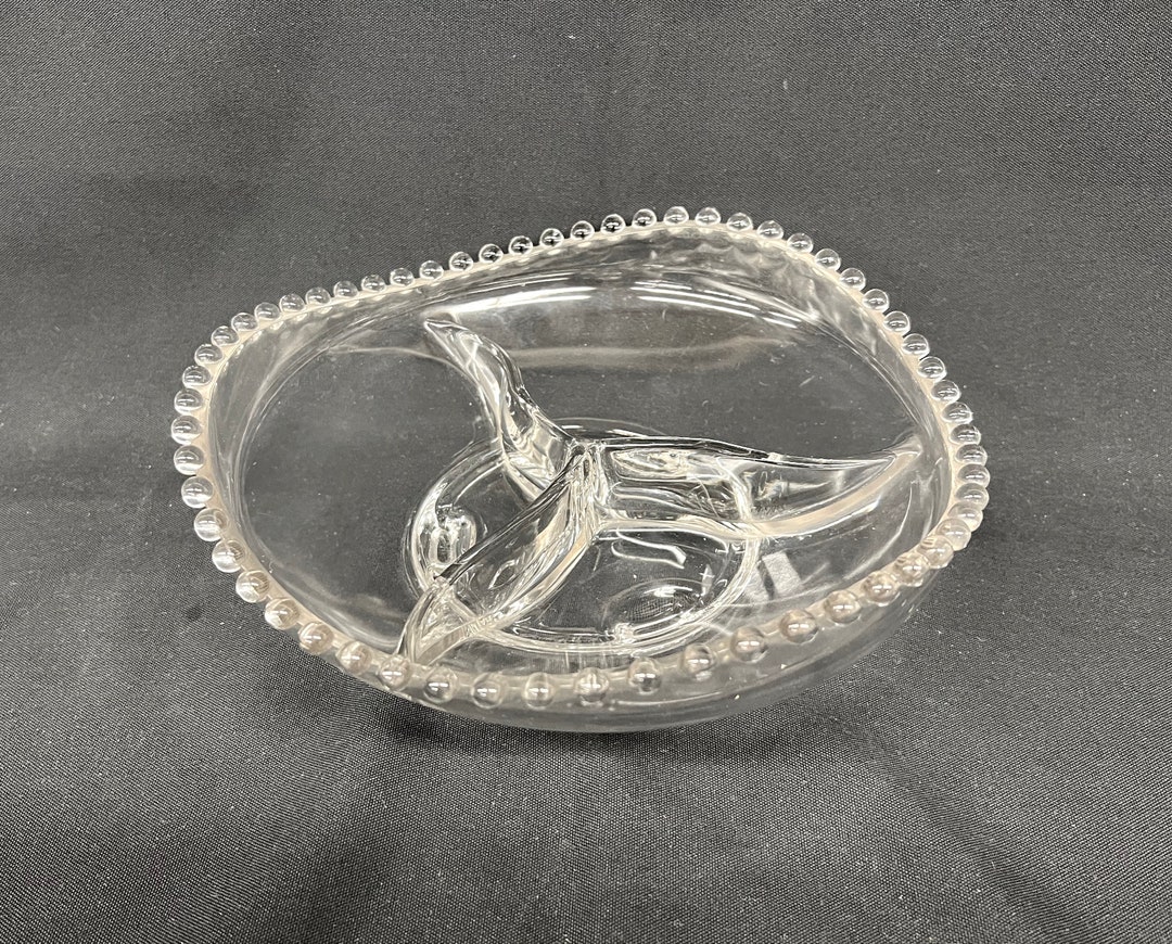 Imperial CANDLEWICK 3-part Relish Tricombe 3-toe Dish 9 1/4" - Etsy