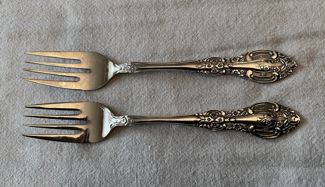 SPRINGTIME Japan Pair Salad Forks 6 5/8 - Etsy