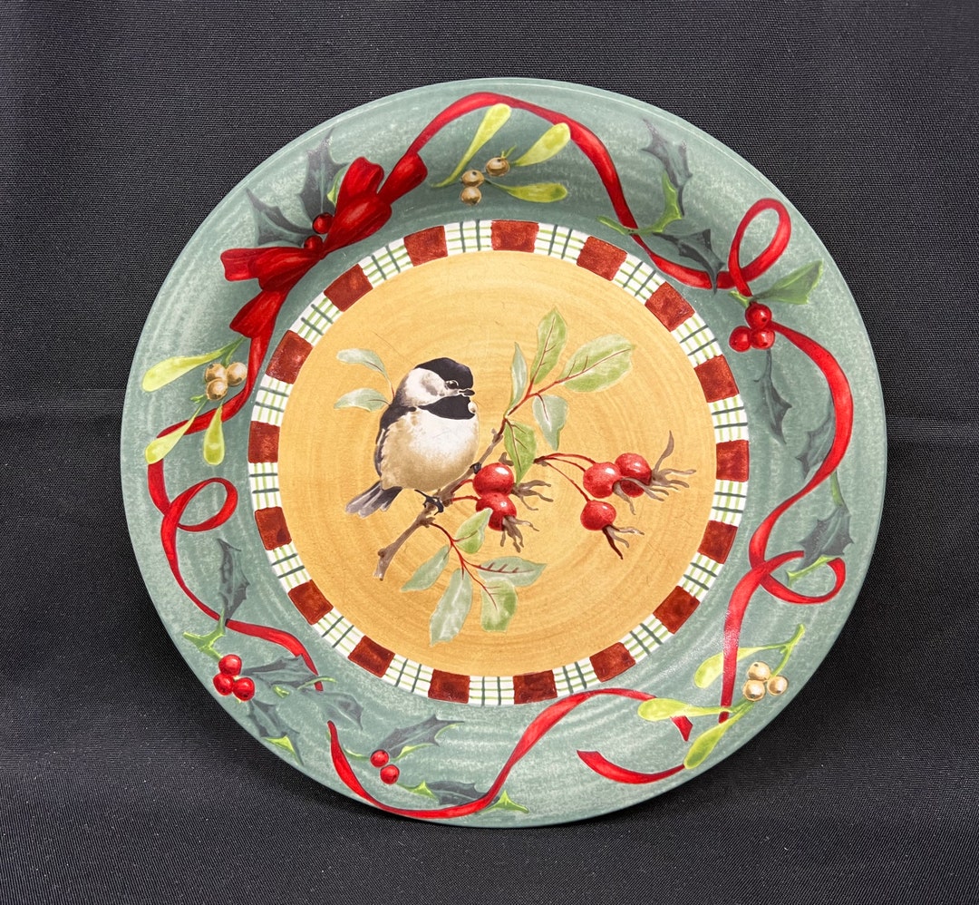 Lenox WINTER GREETINGS EVERYDAY Dinner Plate, Chickadee, 10 3/4 - Etsy