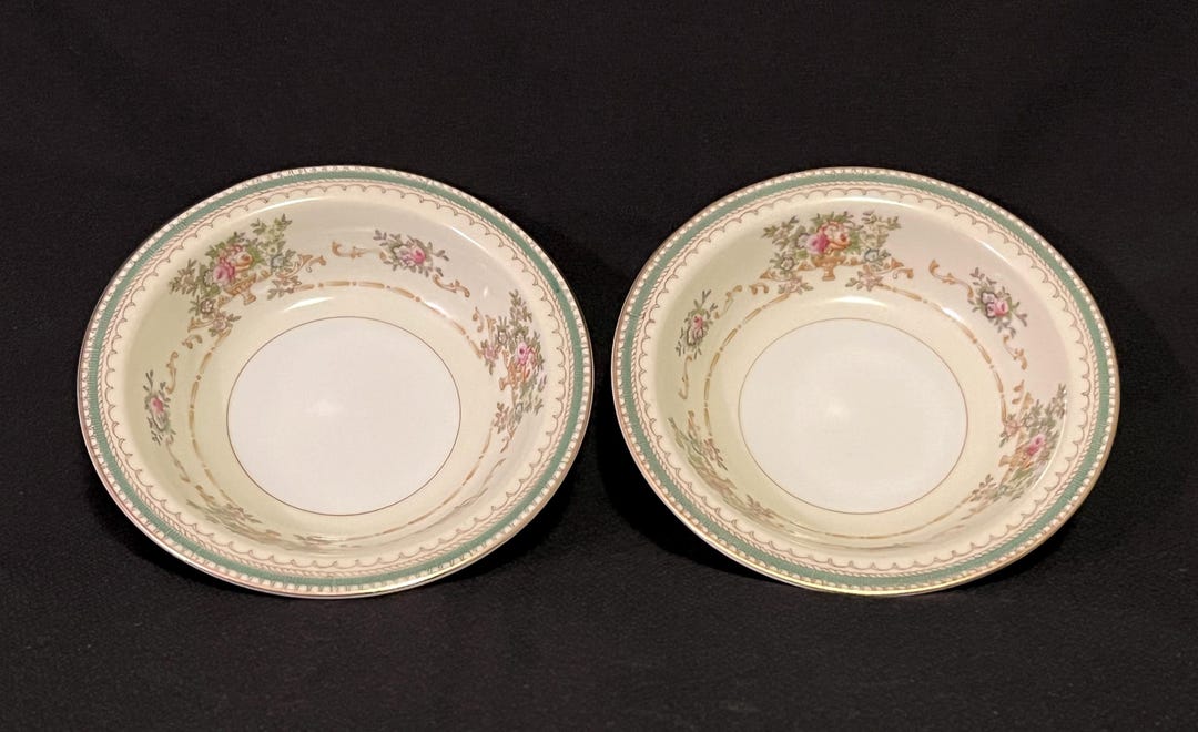 Aladdin (occ. Japan) MINUET Pair Fruit Bowls, 5 5/8" - Etsy