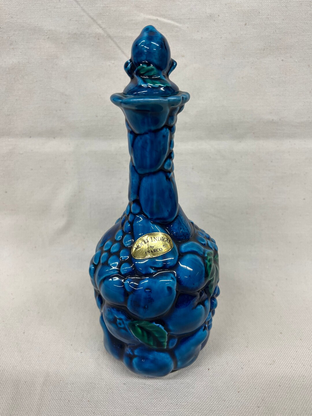 Inarco MOOD INDIGO Decanter 10" - Etsy