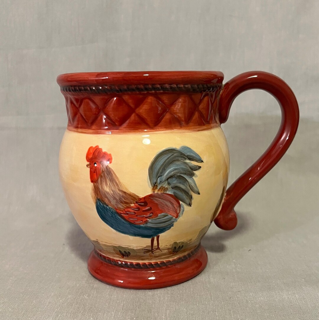 Certified International TUSCAN ROOSTER Mug 5" - Etsy