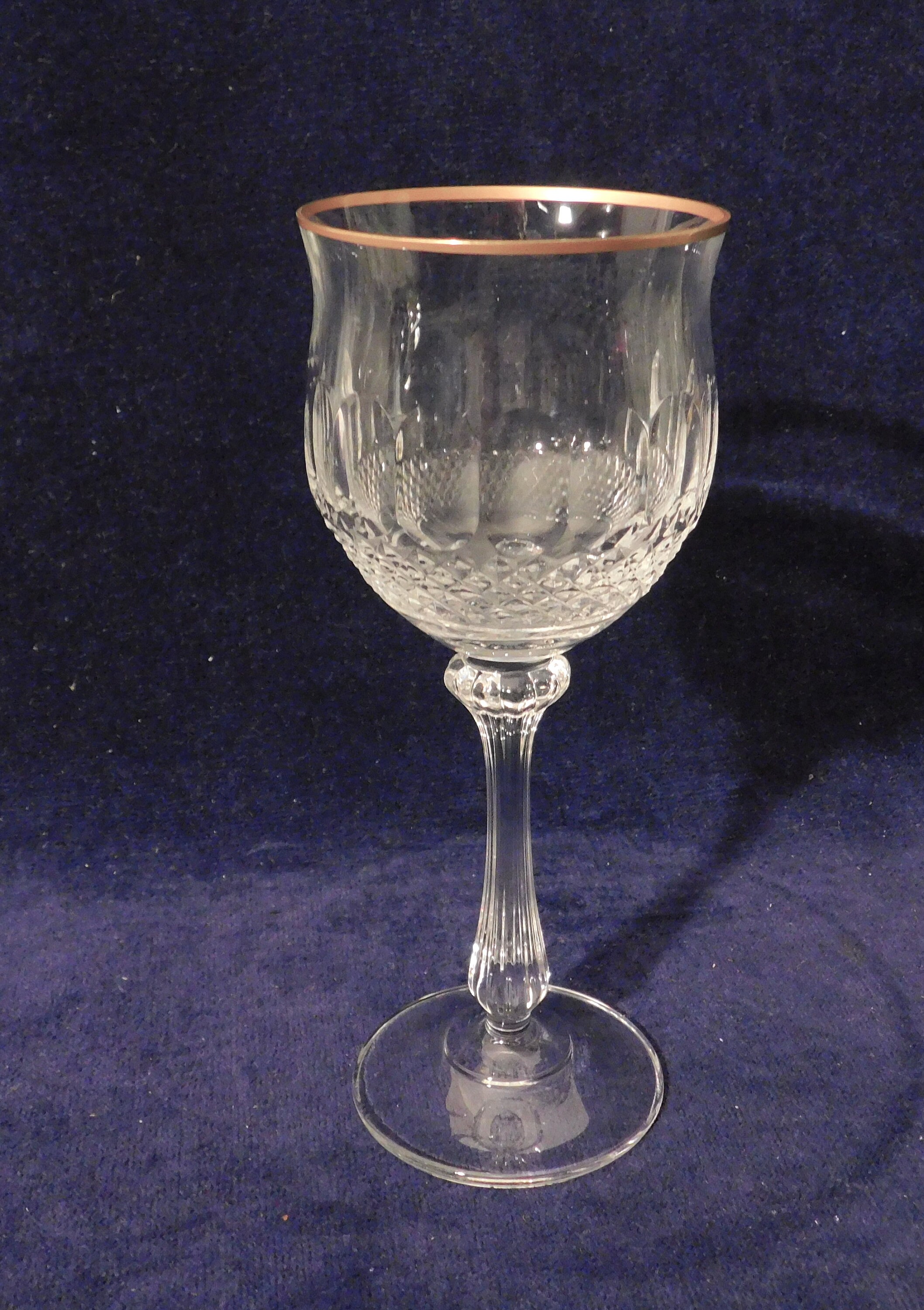 Mikasa Crystal GOLD CROWN Wine Goblet 7 1/8" - Etsy