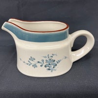 Noritake China Creamer and Sugar Bowl Set - Bluebell 5558 Pattern, Blue ...