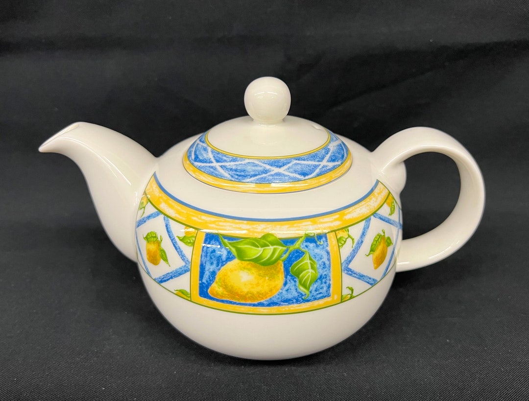 Royal Doulton LEMON TRELLIS Teapot 4" - Etsy
