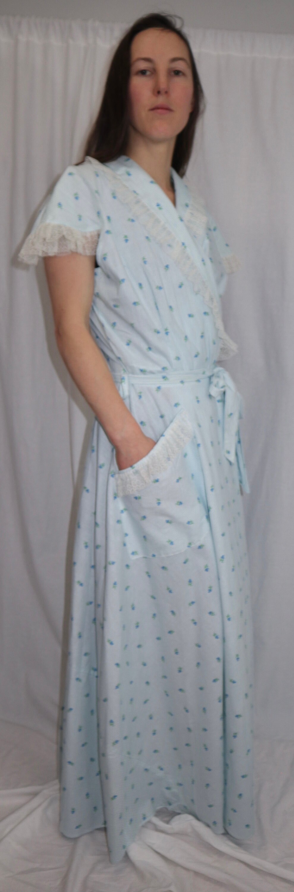 1940s Diana Dean Dressing Gown Housecoat Robe - Etsy