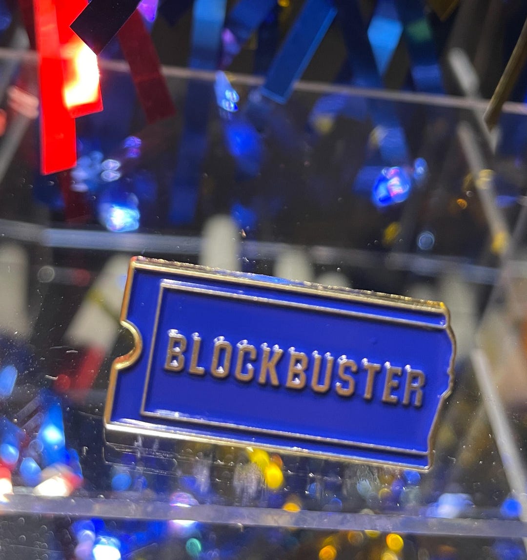Blockbuster Enamel Pin – Pure 90s Nostalgia - Etsy