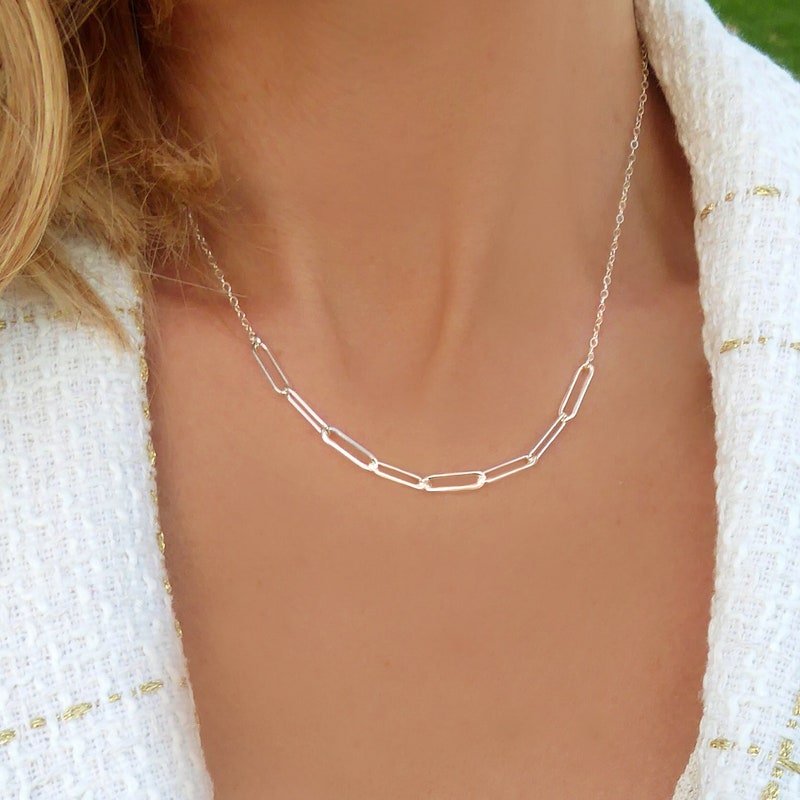 Chain Link Necklace - Etsy