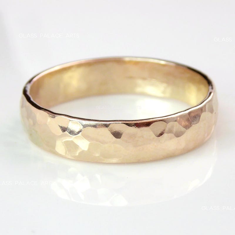 Simple Gold Wedding Bands - Etsy