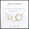 Three Generations Necklace Gifts for Grandma Mother Daughter Christmas ...