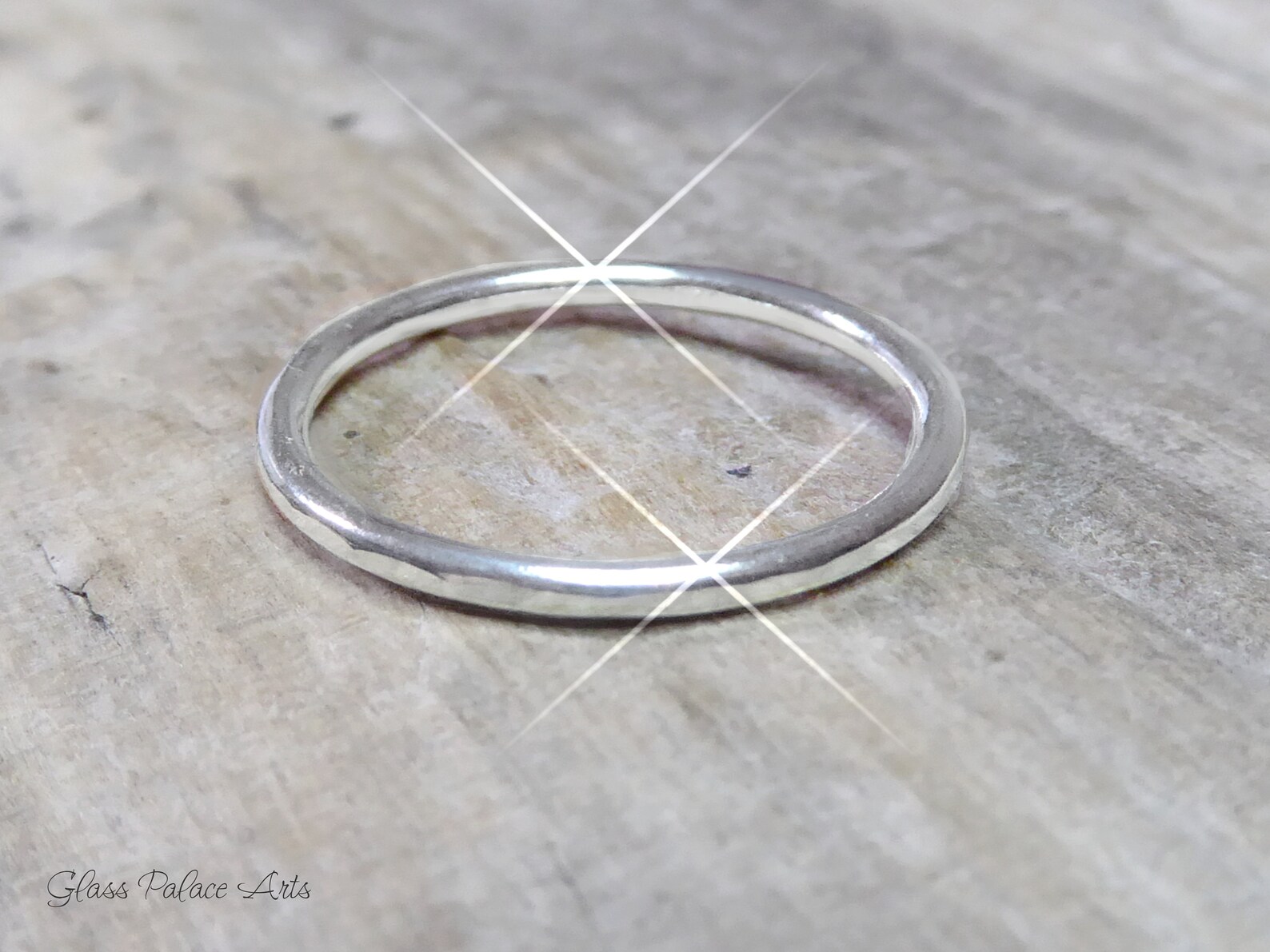 Mixed Metal Rings for Women 3 Metal Ring Set Hammered - Etsy