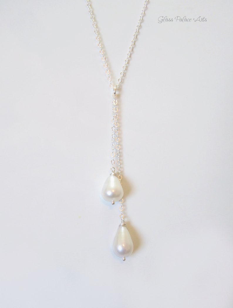Freshwater Pearl Necklace For Women Pearl Drop Necklace With Etsy