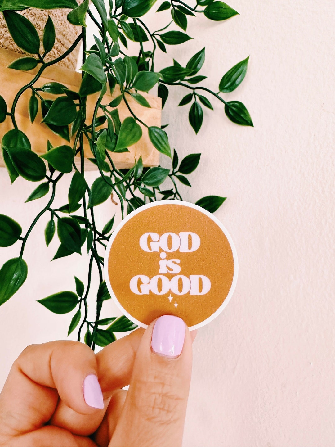 God is Good Vinyl Sticker for Mug, Laptop Sticker - Etsy