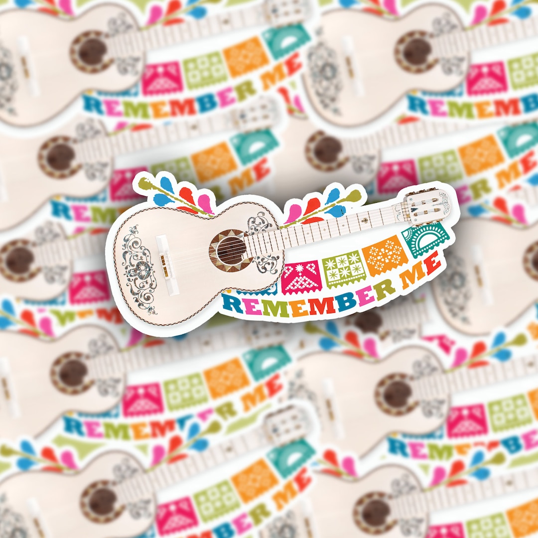 Coco Sticker | Coco Guitar Sticker | Remember Me Sticker | Water Bottle ...