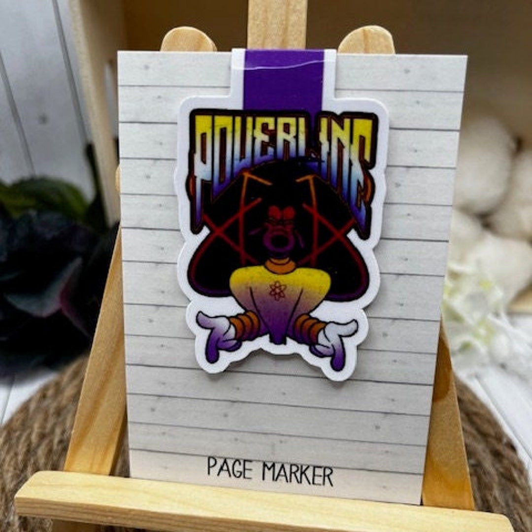 Powerline Goofy Movie Disney Bookmark,max Bookmark, Disney Magnetic ...