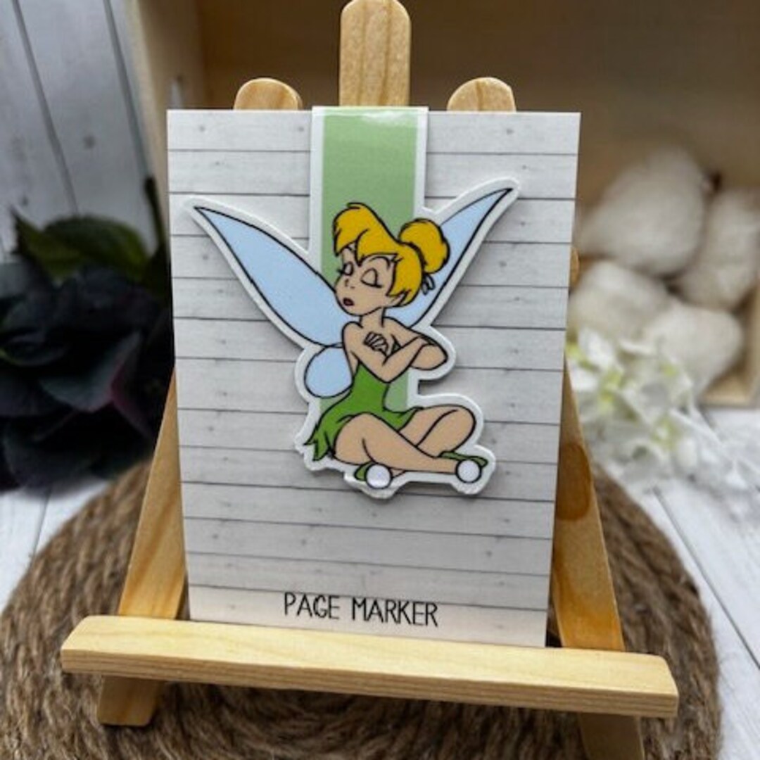 Tinkerbell Bookmark, Magnetic Bookmark, Planner Reading Accessory ...