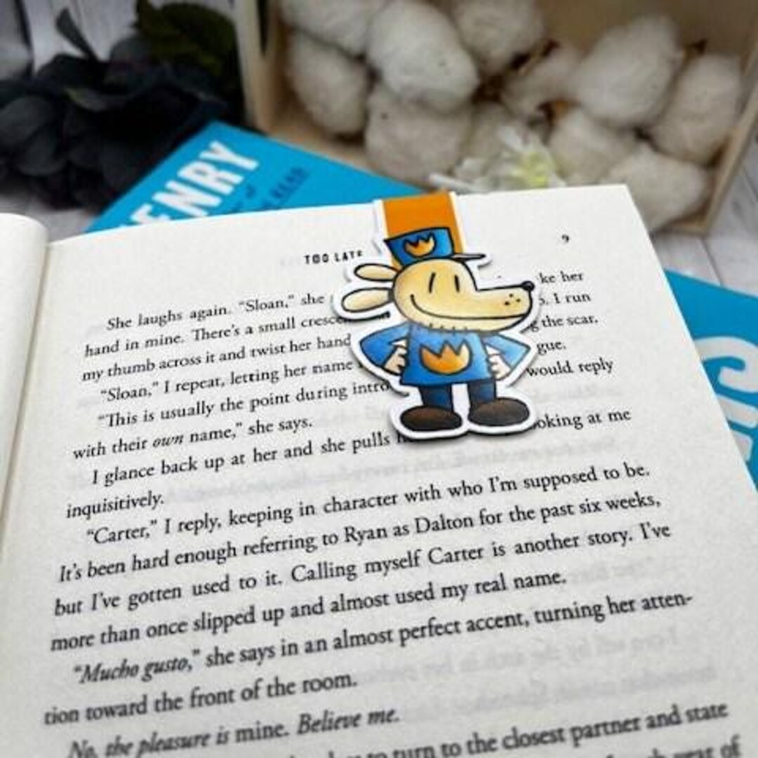 Dogman Bookmark, Magnetic Bookmark, Planner Reading Accessory, Stocking ...