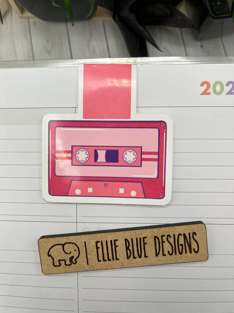 80's Retro, Kawaii Aesthetic, Magnetic Bookmark, Planner Reading ...