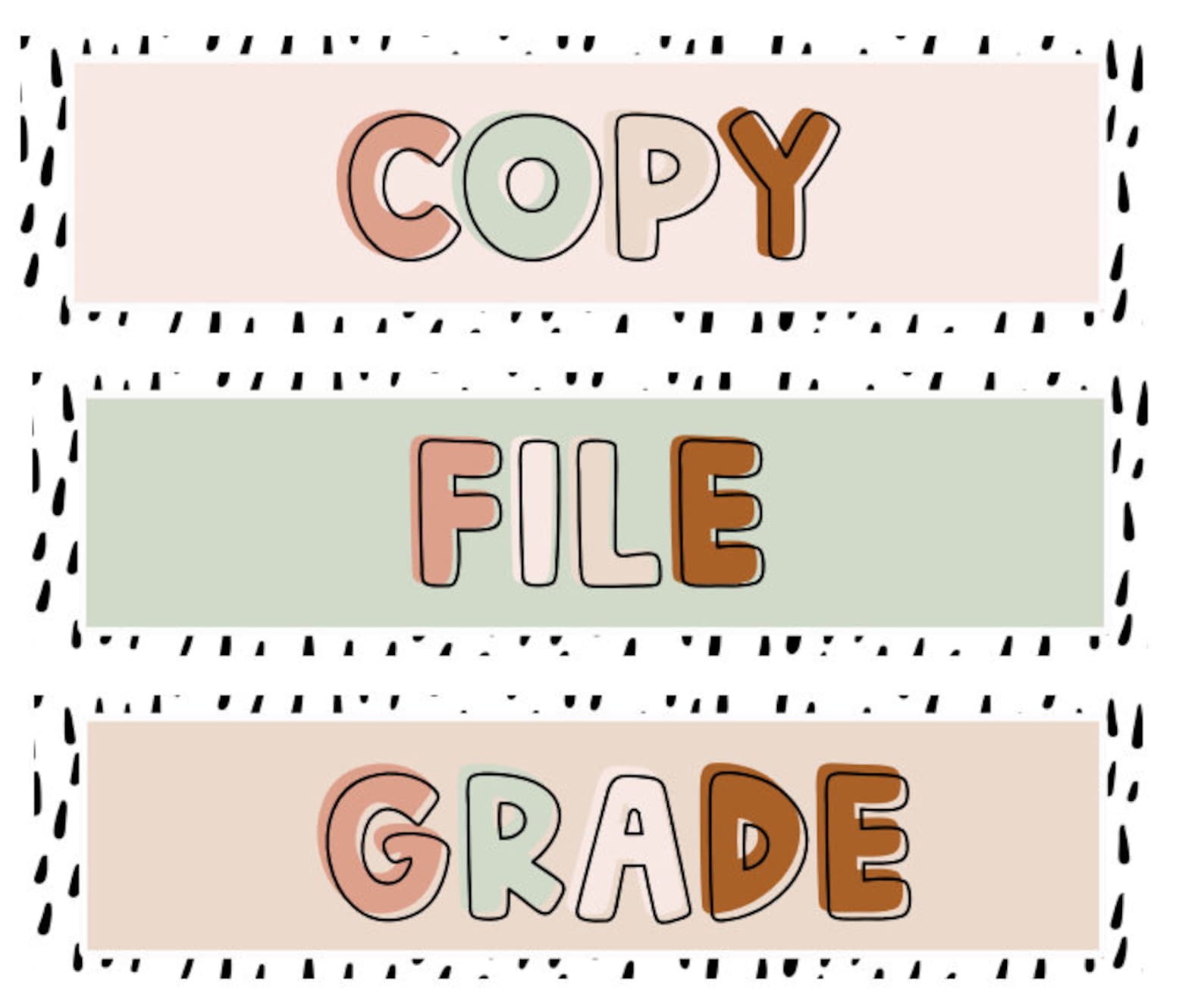 Boho Neutrals Classroom Decor Bundle Boho Classroom - Etsy