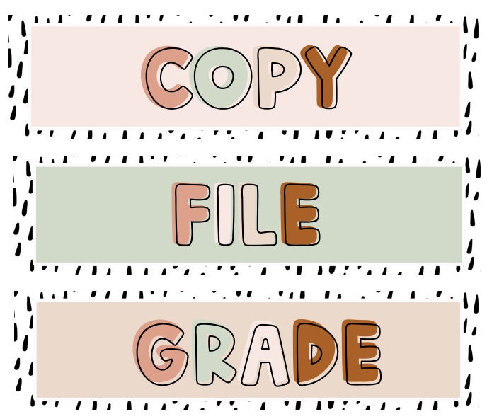 Boho Neutrals Classroom Decor Bundle | Boho Classroom Decorations ...