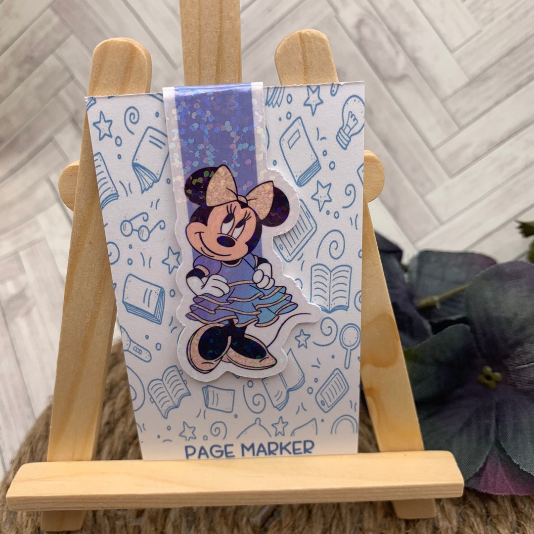 Minnie Mouse 50th Bookmark, Magnetic Bookmark, Planner Reading ...