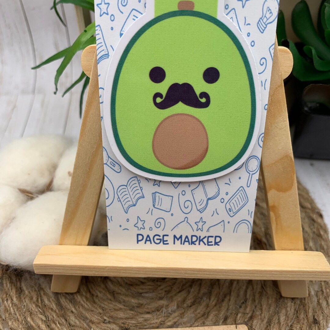 Squishmallow Avocado Bookmark, Magnetic Bookmark, Planner Reading ...