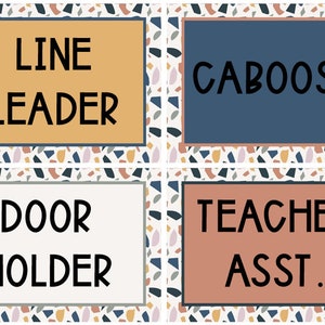 Modern Terrazzo Classroom Decor Bundle | Boho Classroom Decorations ...
