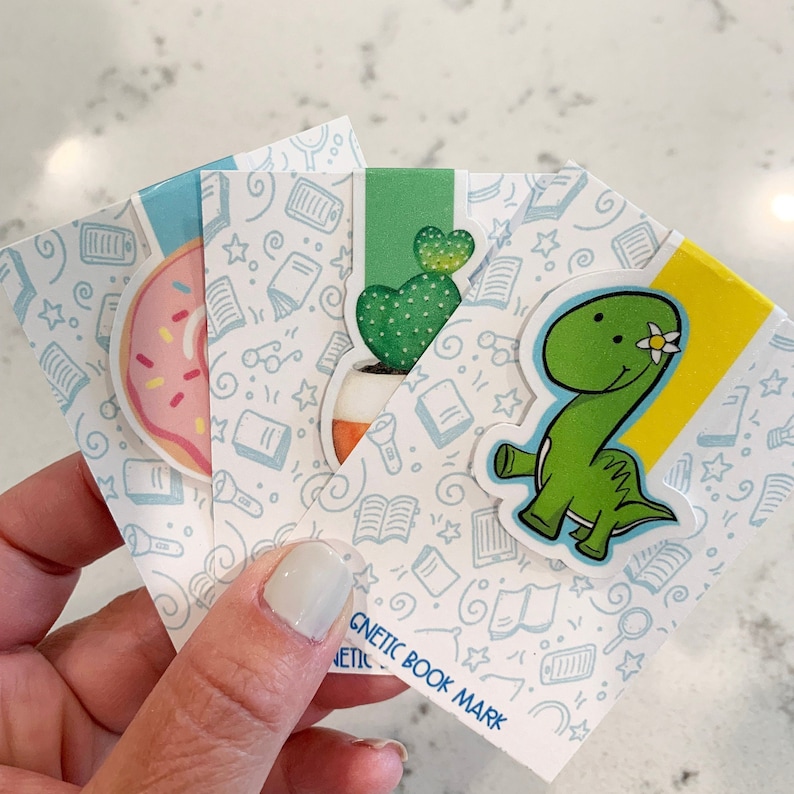 Sloth Magnetic Bookmark Planner Reading Accessory Birthday - Etsy