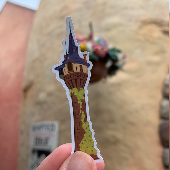 Tangled Tower Rapunzel VSCO Sticker Disney Stocking Stuffer - Etsy