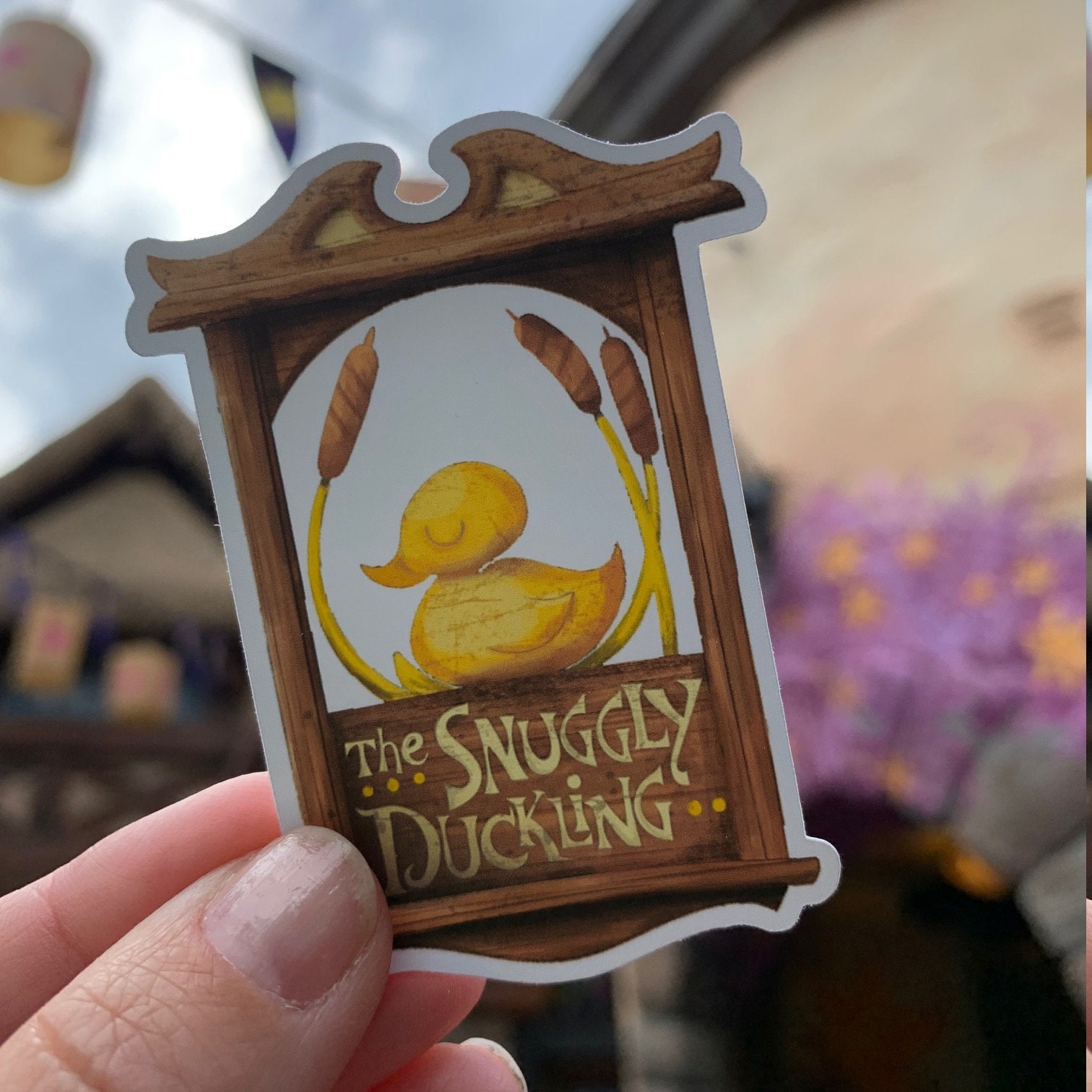 Snuggly Duckling Laptop Stickers Tangled Rapunzel Stocking - Etsy UK