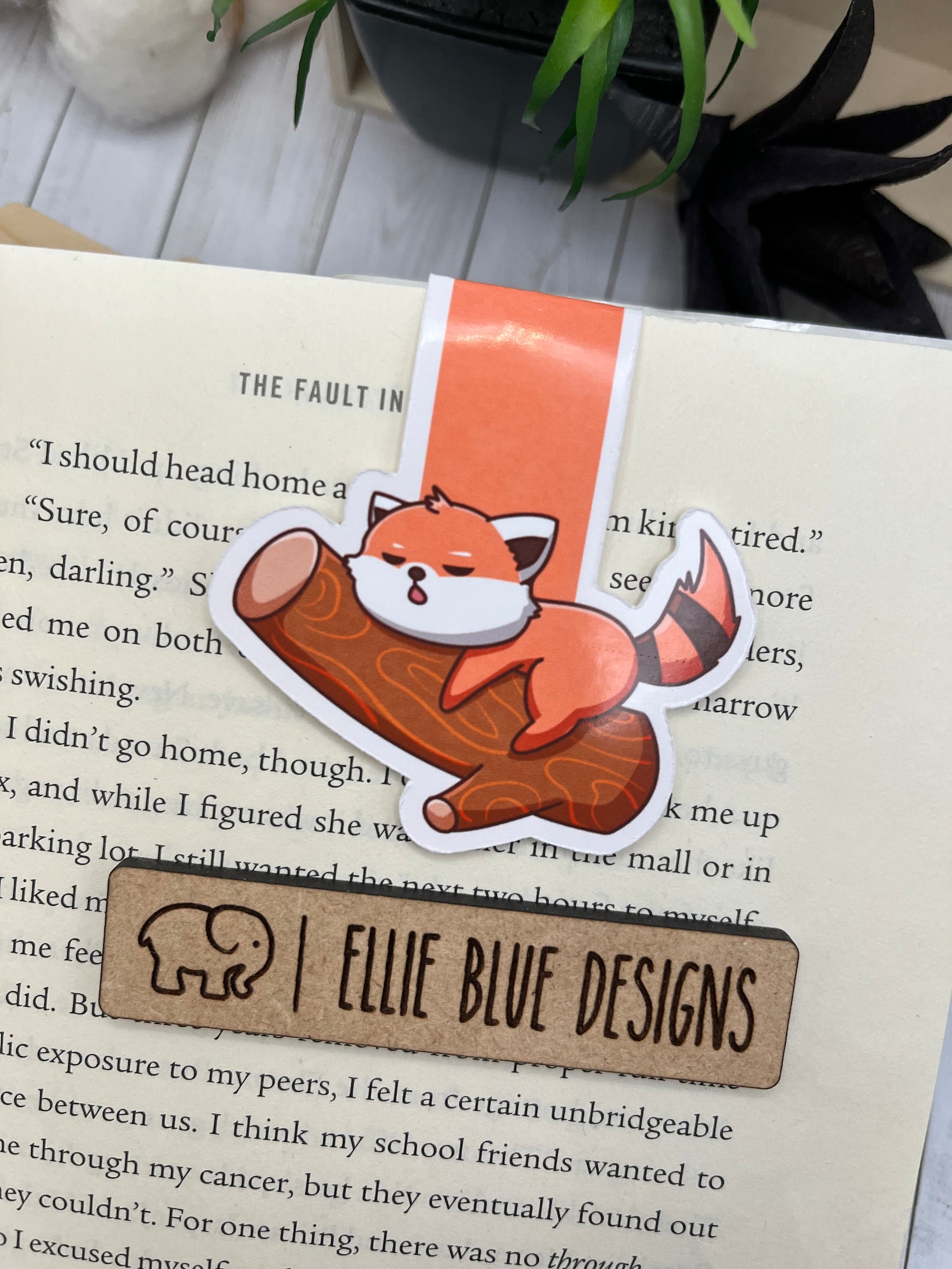 Cute Red Panda Bookmark Kawaii Aesthetic Agnetic Bookmark - Etsy