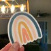 Boho Rainbow Sticker Rainbow Sticker Waterproof Sticker - Etsy
