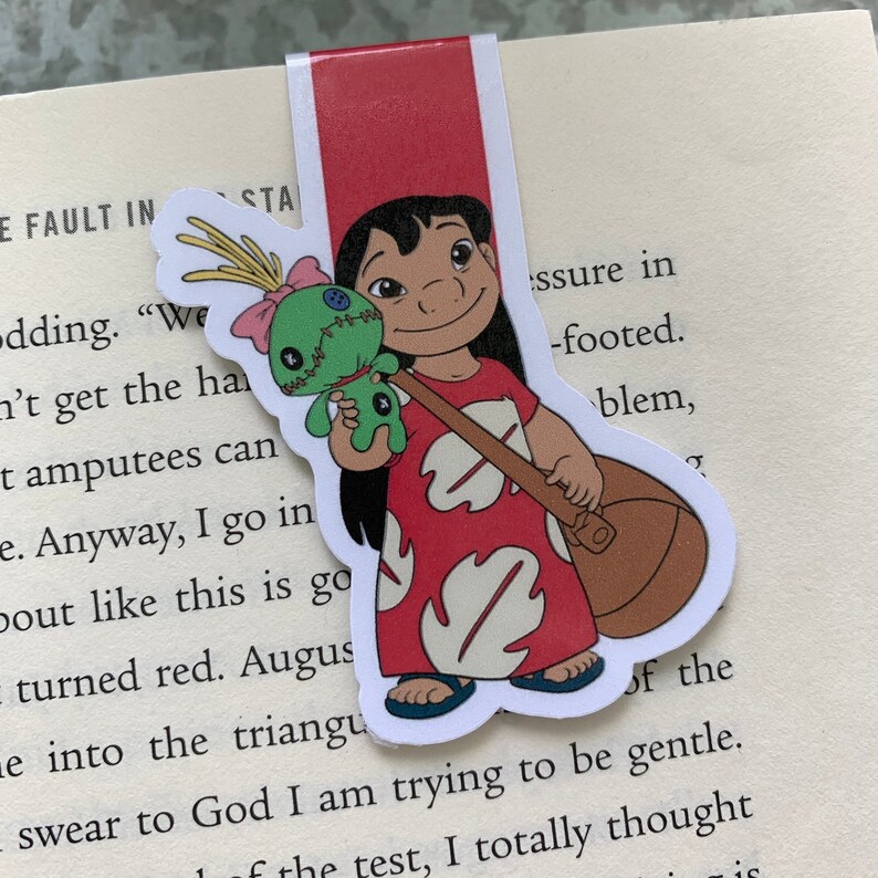 Lilo Bookmark, Magnetic Bookmark, Planner Reading Accessory, Birthday ...