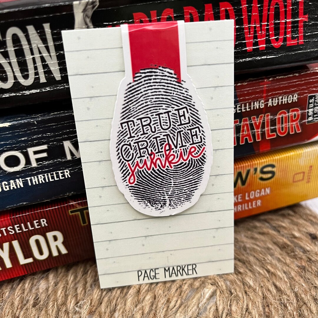 True Crime Bookmark, True Crime Lover, Crime Bookmark, Crime Junkie ...