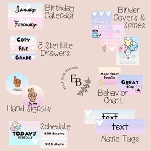 Pastel Vaporwave Classroom Decor Bundle | Mouse Inspired Classroom ...