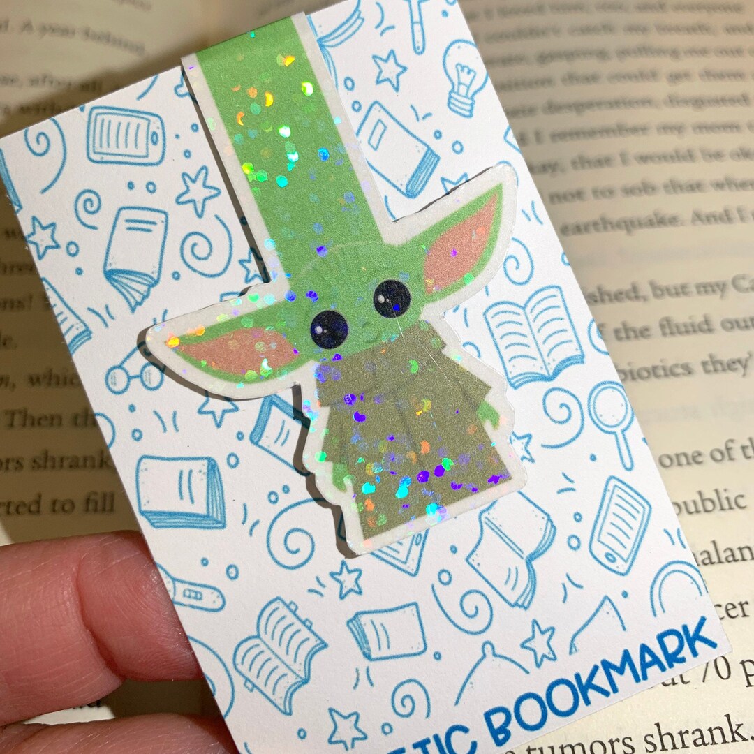 Baby Yoda Bookmark Magnetic Bookmark Planner Reading - Etsy