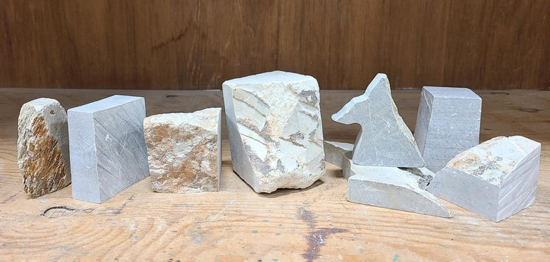 10 Lbs Assorted Soapstone Blocks - Etsy