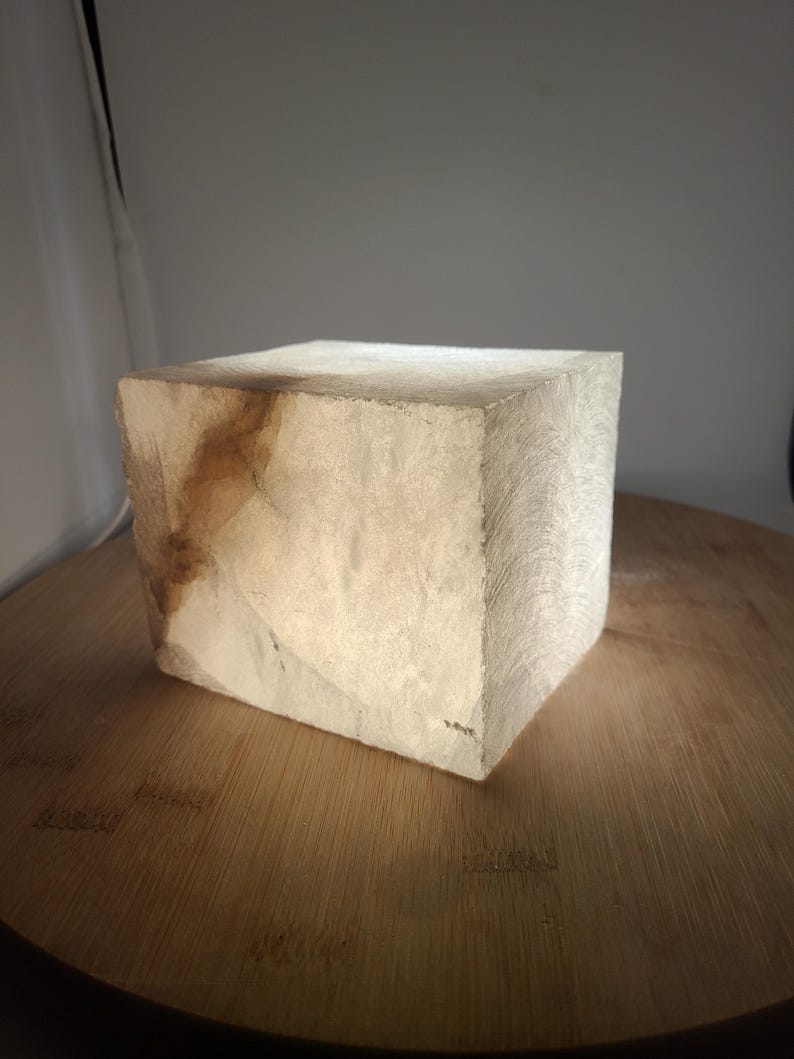 Spanish Alabaster Carving Block – Translucent Sculpting Stone, 5x4x4 In ...