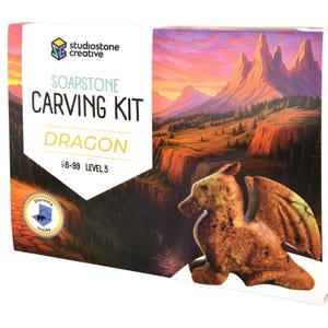 Dragon Soapstone Carving Kit - Etsy