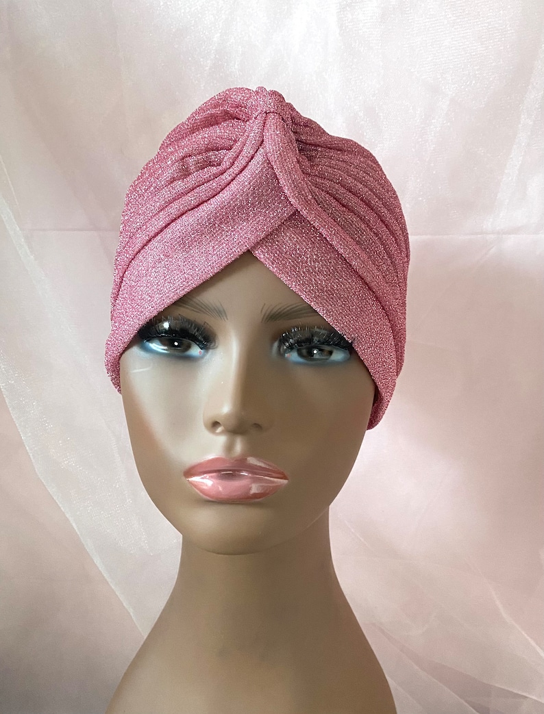 Golden Turban Gold Hijab Fancy Turban Stretch Turban - Etsy