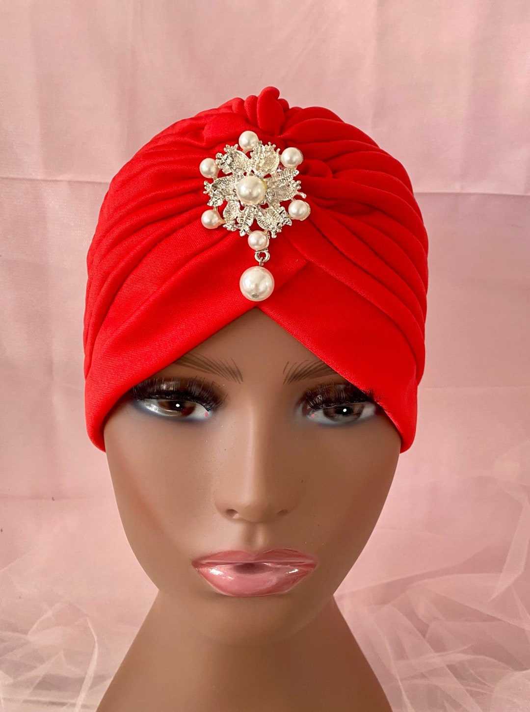 Red Turban Classy Turban Classic Turban Red Hijab Red - Etsy