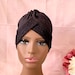 Stunning Gray Turban With Big Silk Flower, Glamorous Headpiece, Fashion ...