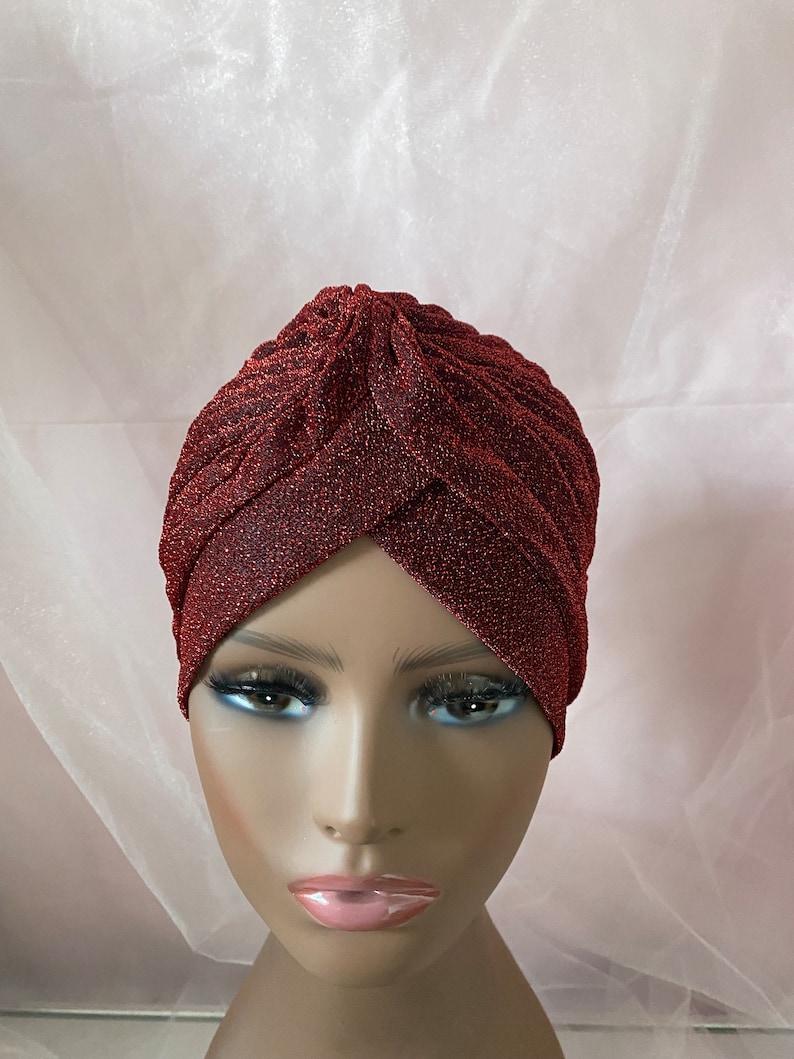 Golden Turban Gold Hijab Fancy Turban Stretch Turban - Etsy