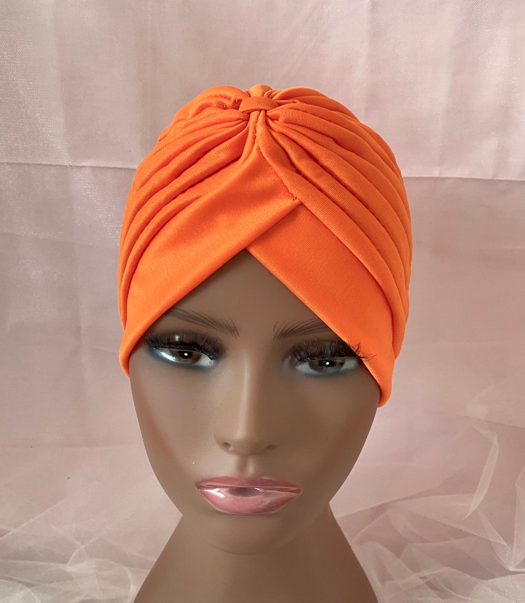 Orange Turban Fashion Turban Turban Great Gatsby Hat Winter Hat ...