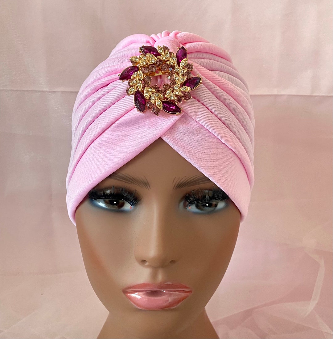 Womens Pink Night out Hat, Cancer Patient Gift, Doo Rag Hat, Womens Doo ...