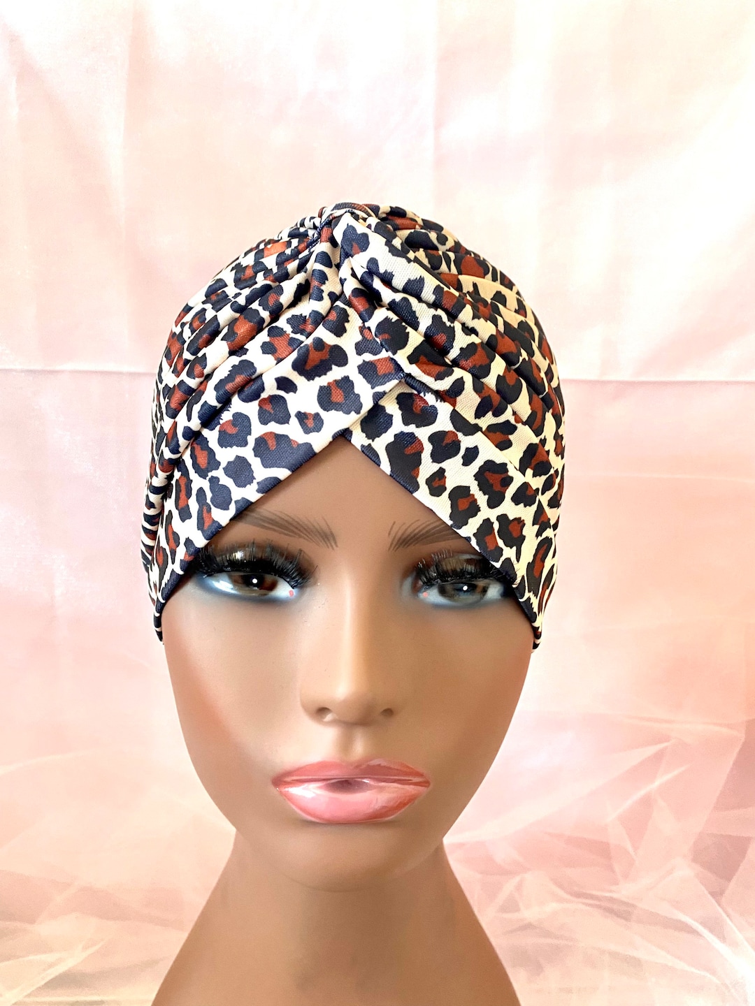 Leopard Turban, Fashion Turban, Turban Headwrap, Hair Loss, Head ...