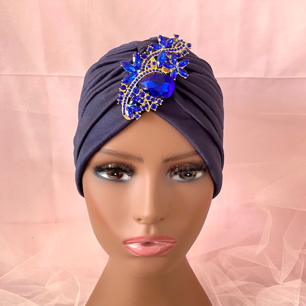 Hair Turban With Hair Attached - Etsy